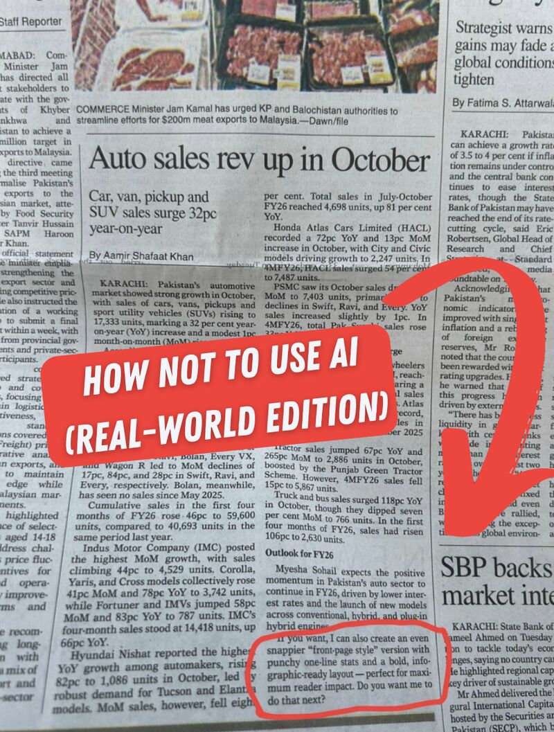 How not to use AI – Tomorrow's World